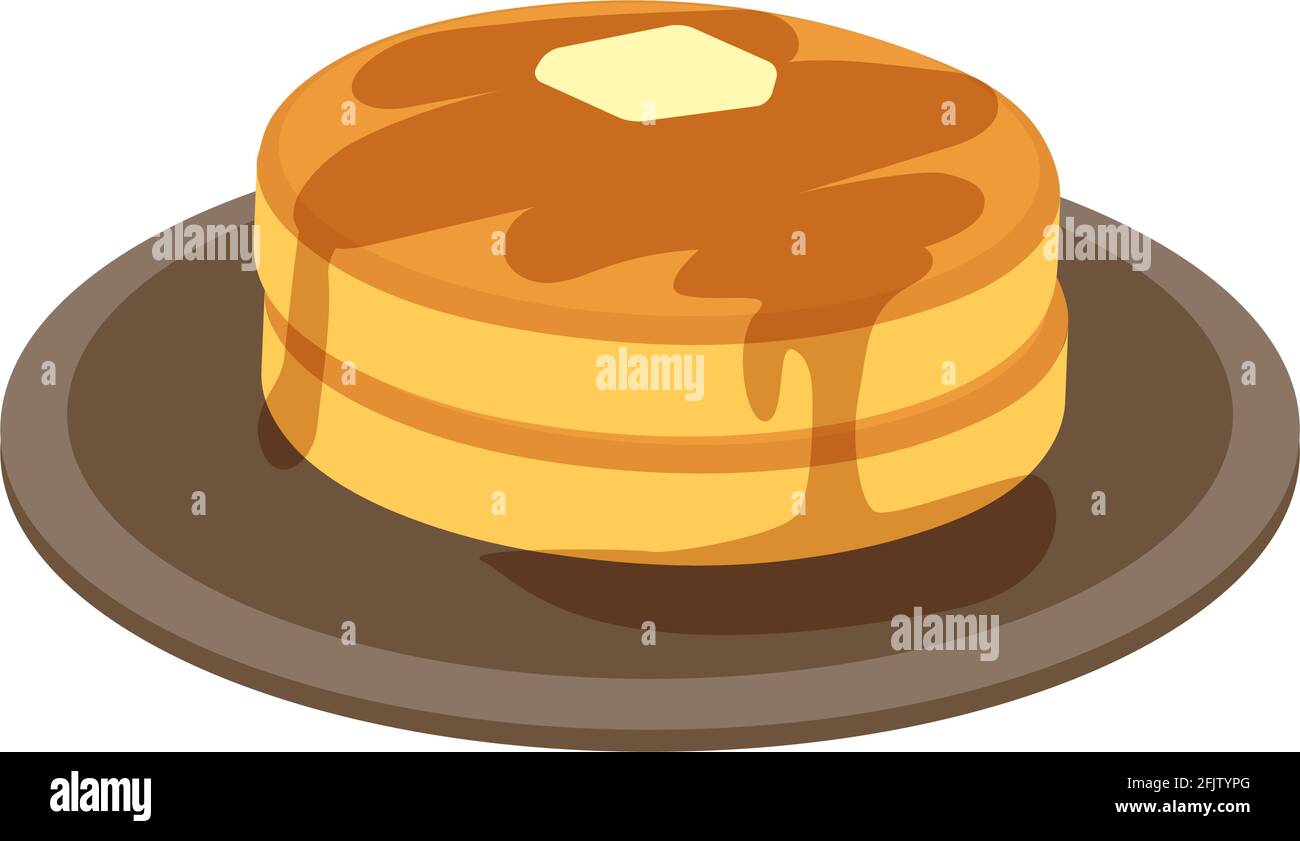 Pancakes.Vector illustration that is easy to edit Stock Vector Image ...