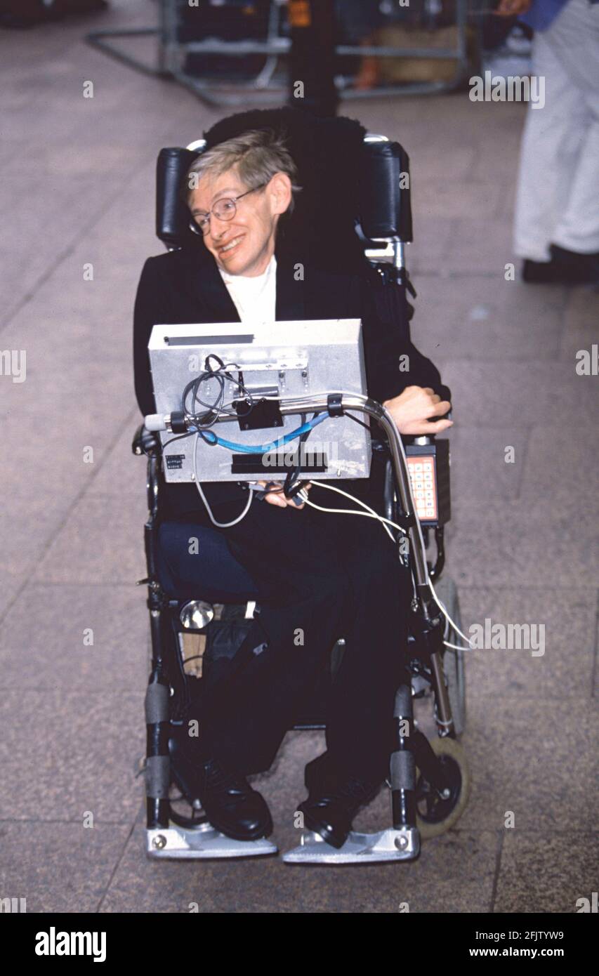 London, UK. LIBRARY. Stephen Hawking (8 January 1942 C 14 March 2018 ...