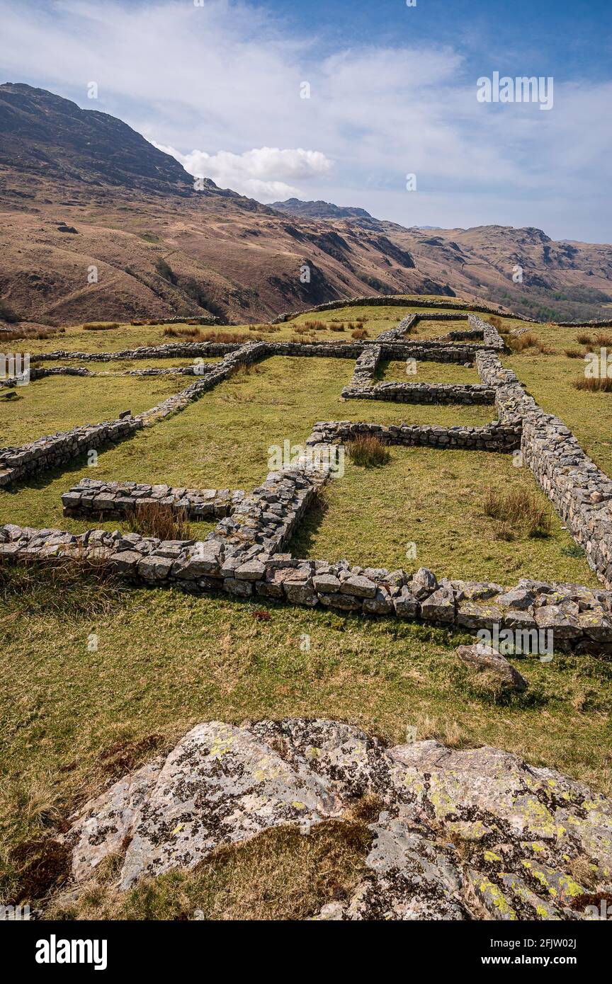 Driving over Hardknott Pass, viewing the Roman Fort and onto Wrynose ...
