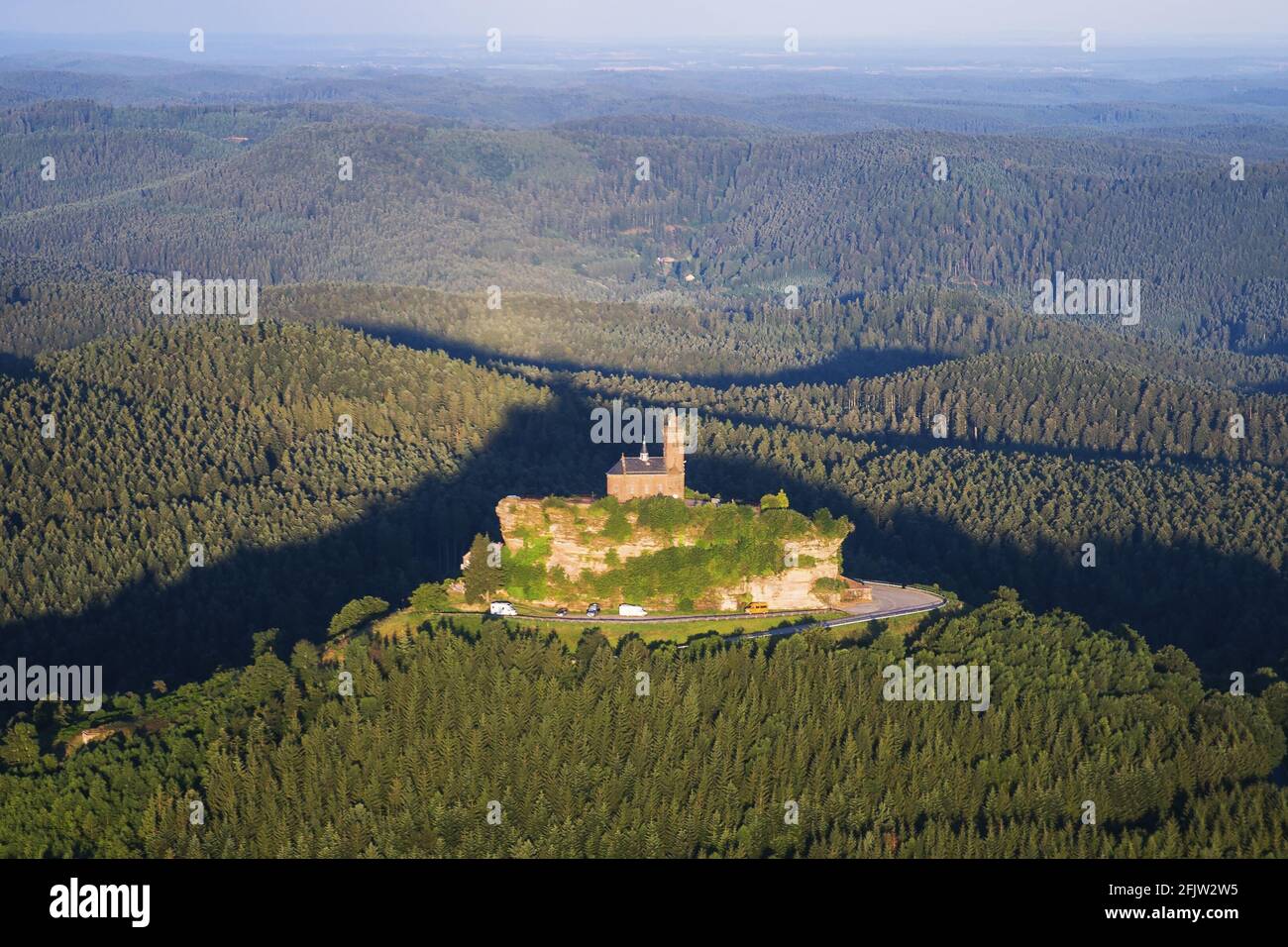 France, Moselle, Dabo, Rock Dabo, Dabo Chapel or Saint Leon chapel ...