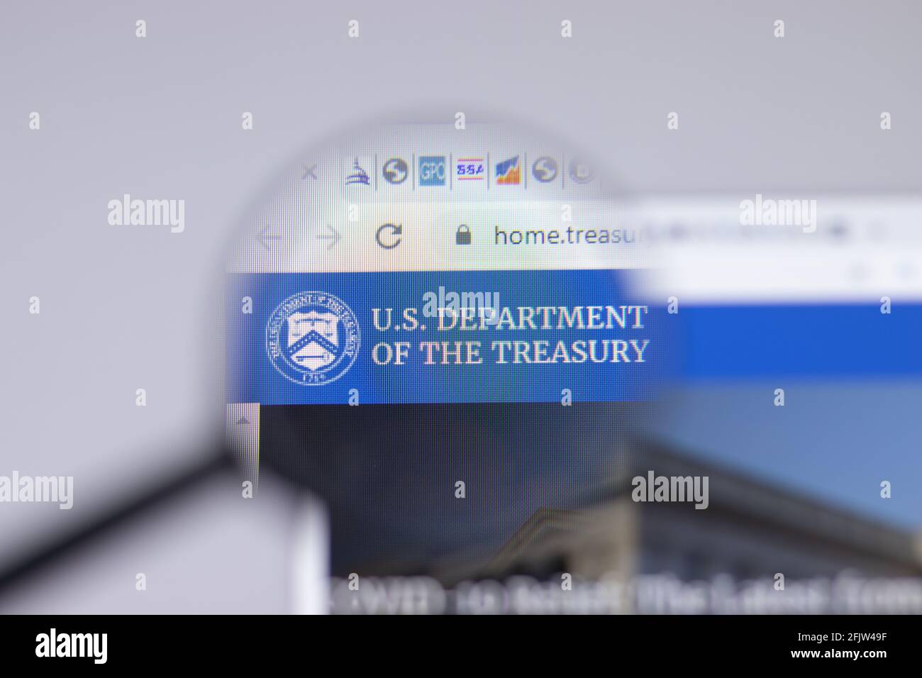 Treasury logo hi-res stock photography and images - Alamy