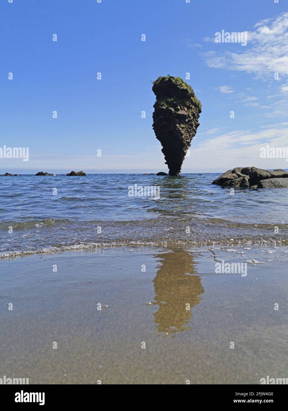 Japan, Hokkaido island, Shiroiwacho, Yoichi district, fishing port ...