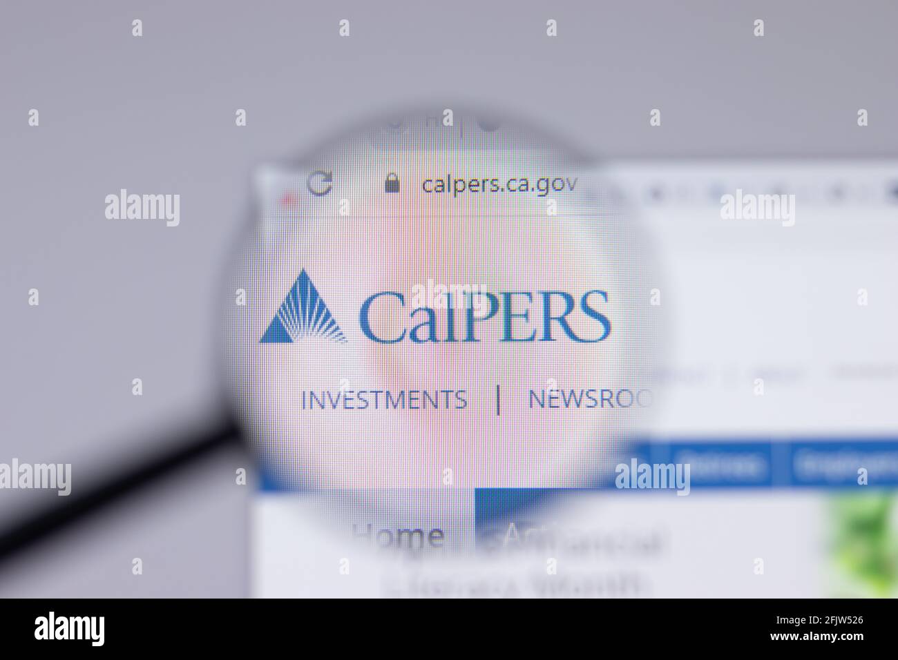 Calpers logo hi-res stock photography and images - Alamy