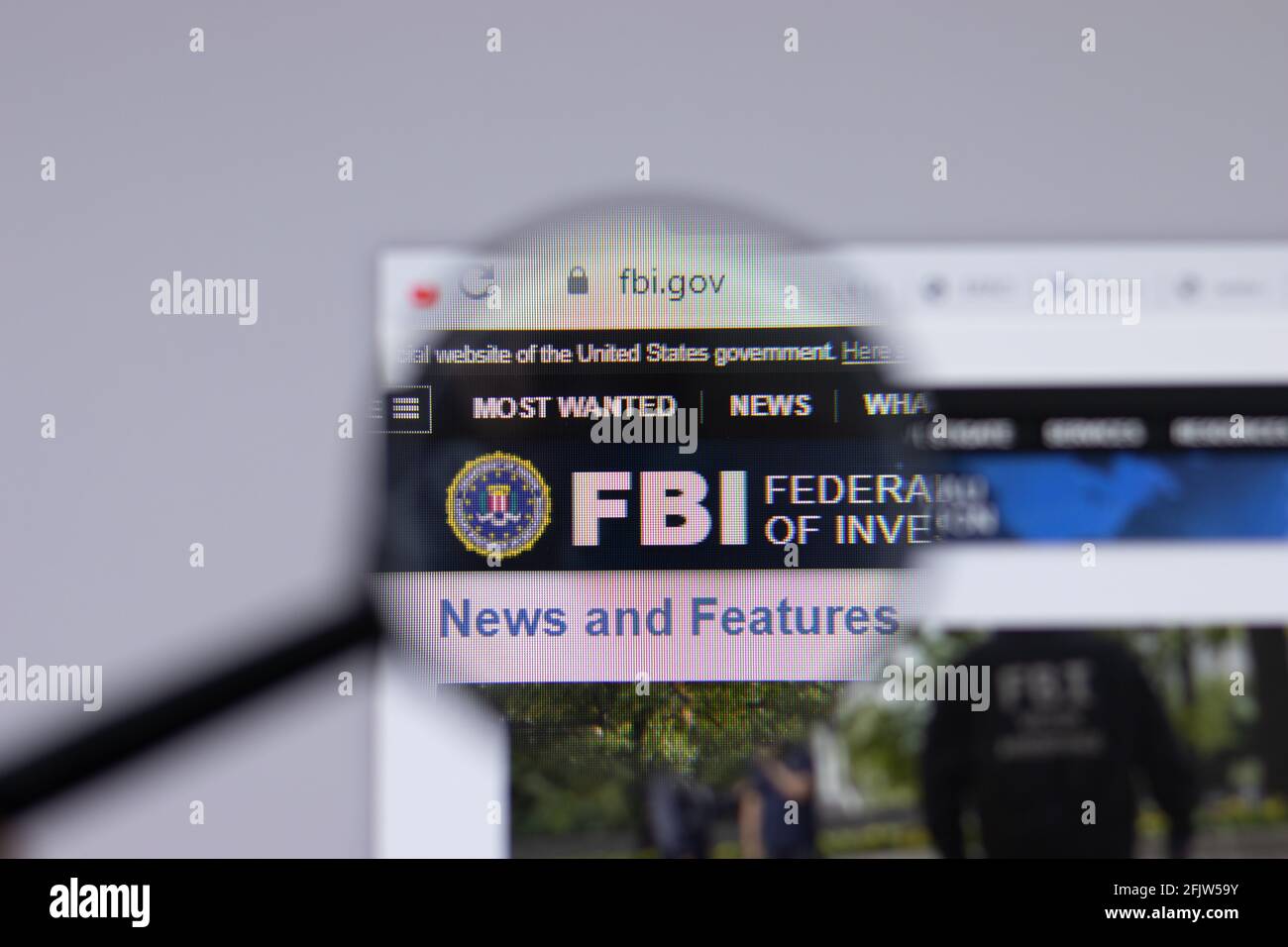 Fbi logo hi-res stock photography and images - Alamy