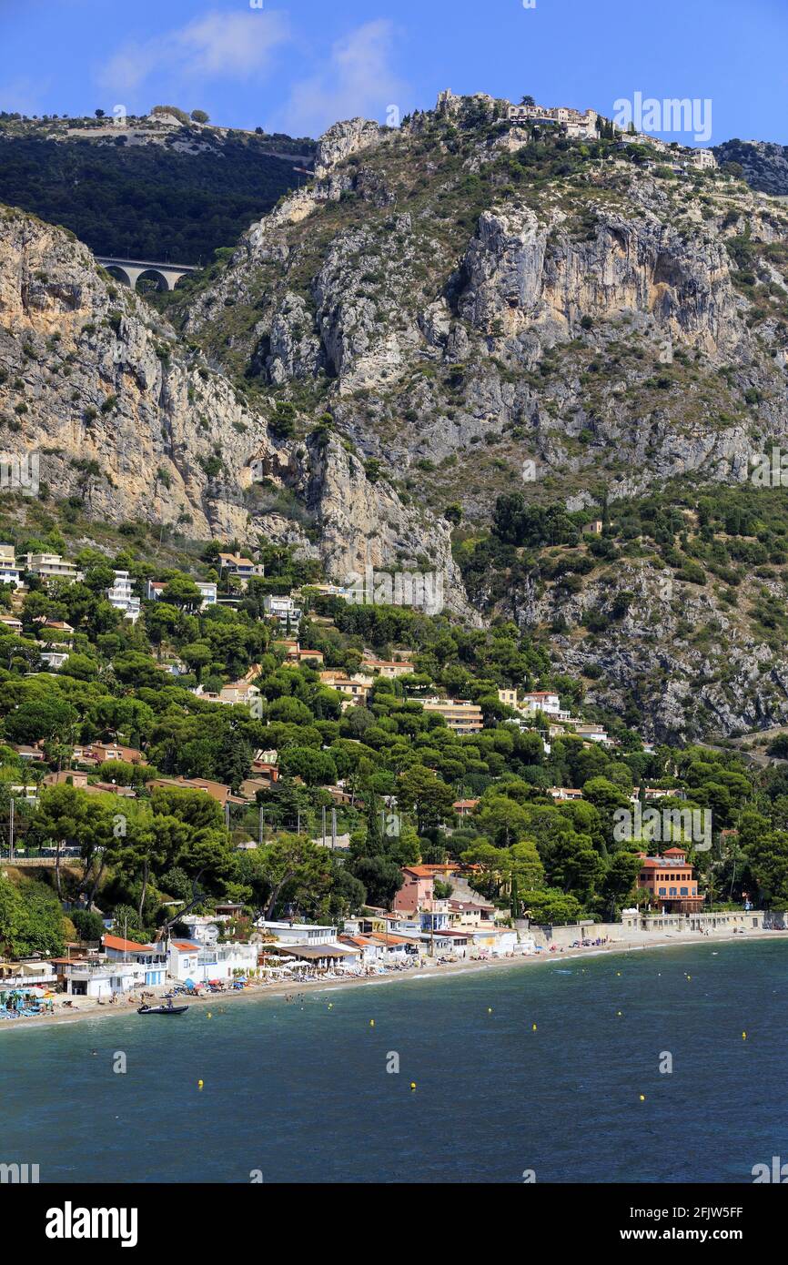 Eze beach hi-res stock photography and images - Alamy