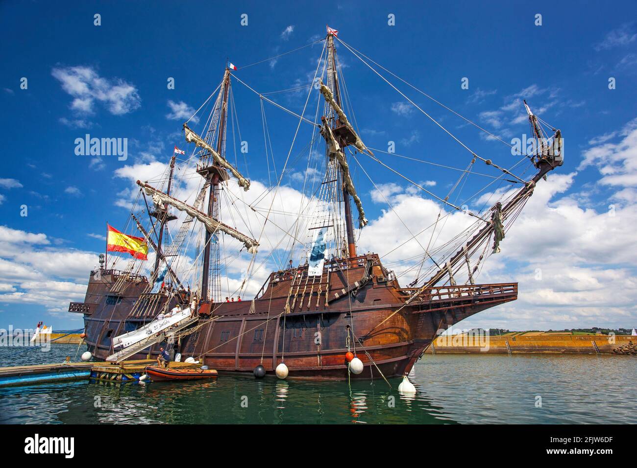 France, Finistère (29), Douarnenez, El Galeon ou Galeón Andalucía ...