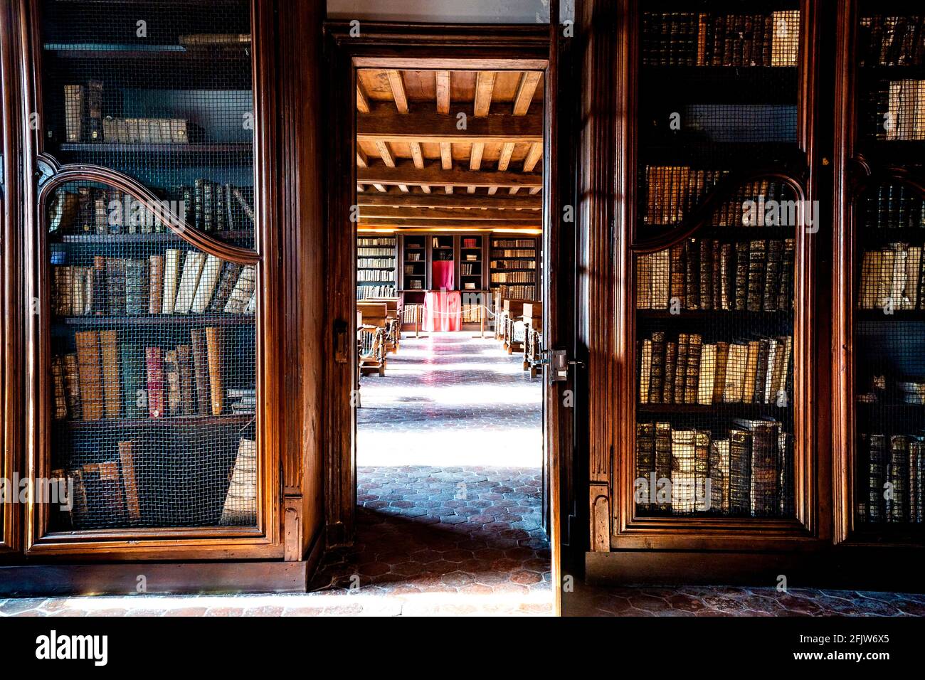 France, Oise, Noyon, Chapter Library (12th and 15th century) oldest ...