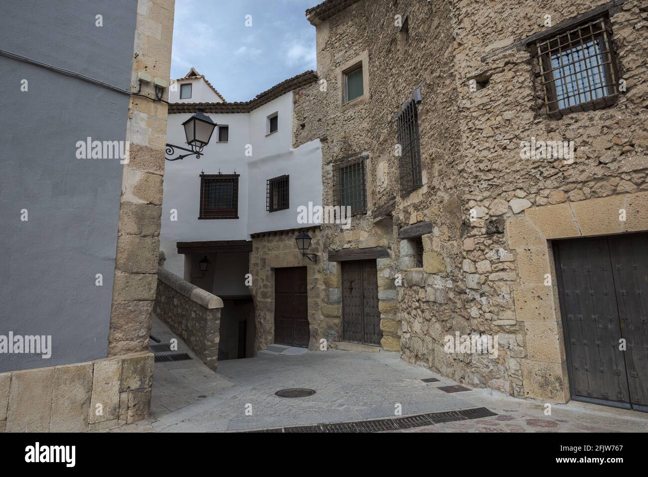 Traditional architecture in the city of Cuenca, Spain Stock Photo - Alamy