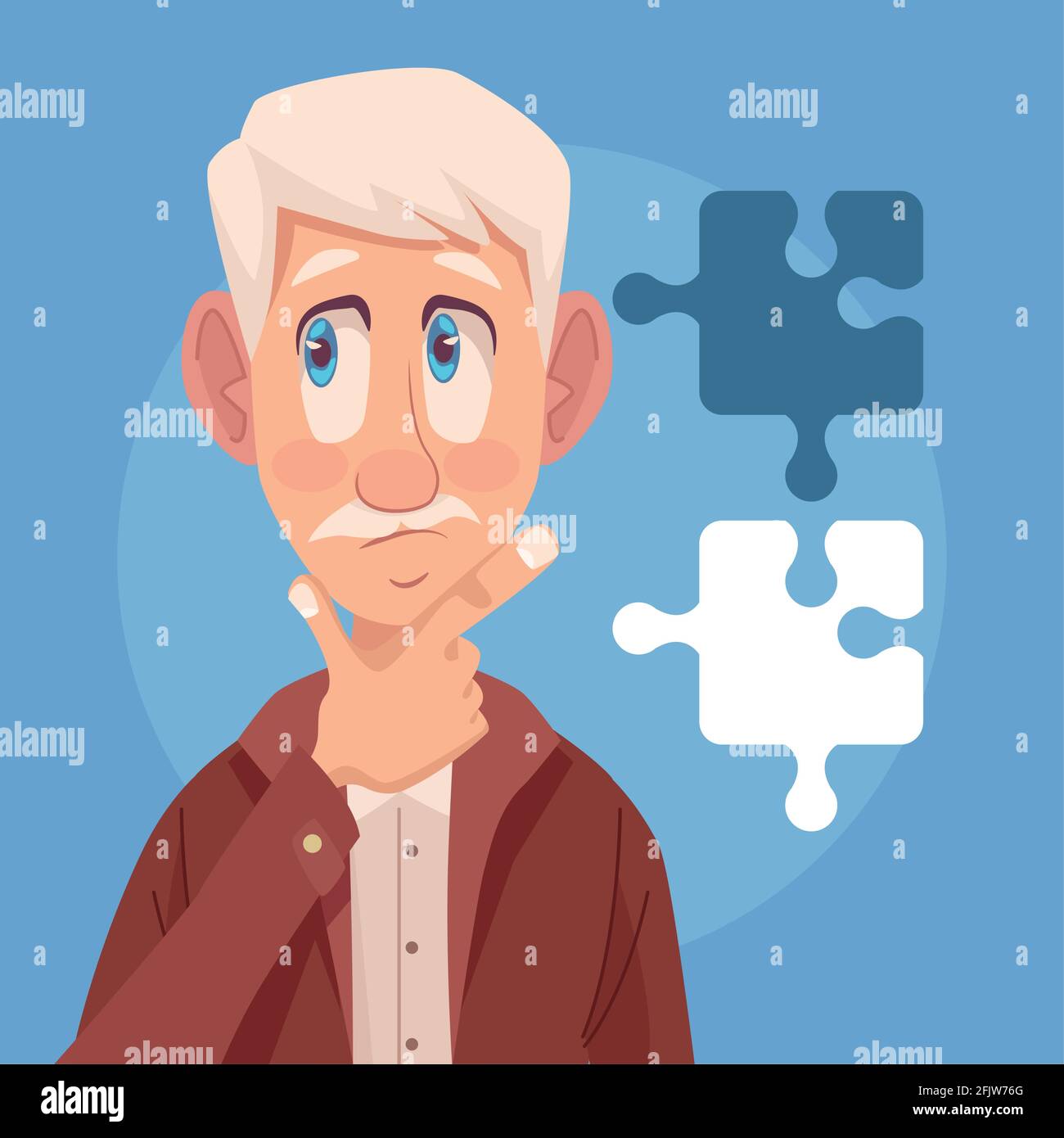 Old age problems Stock Vector Images - Alamy