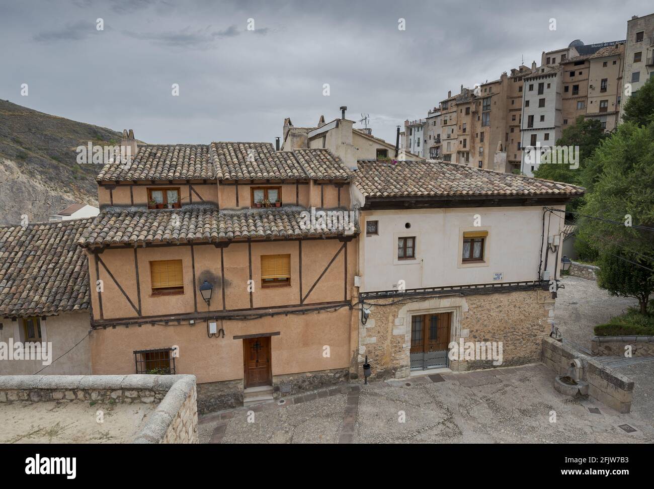 Traditional architecture in the city of Cuenca, Spain Stock Photo - Alamy