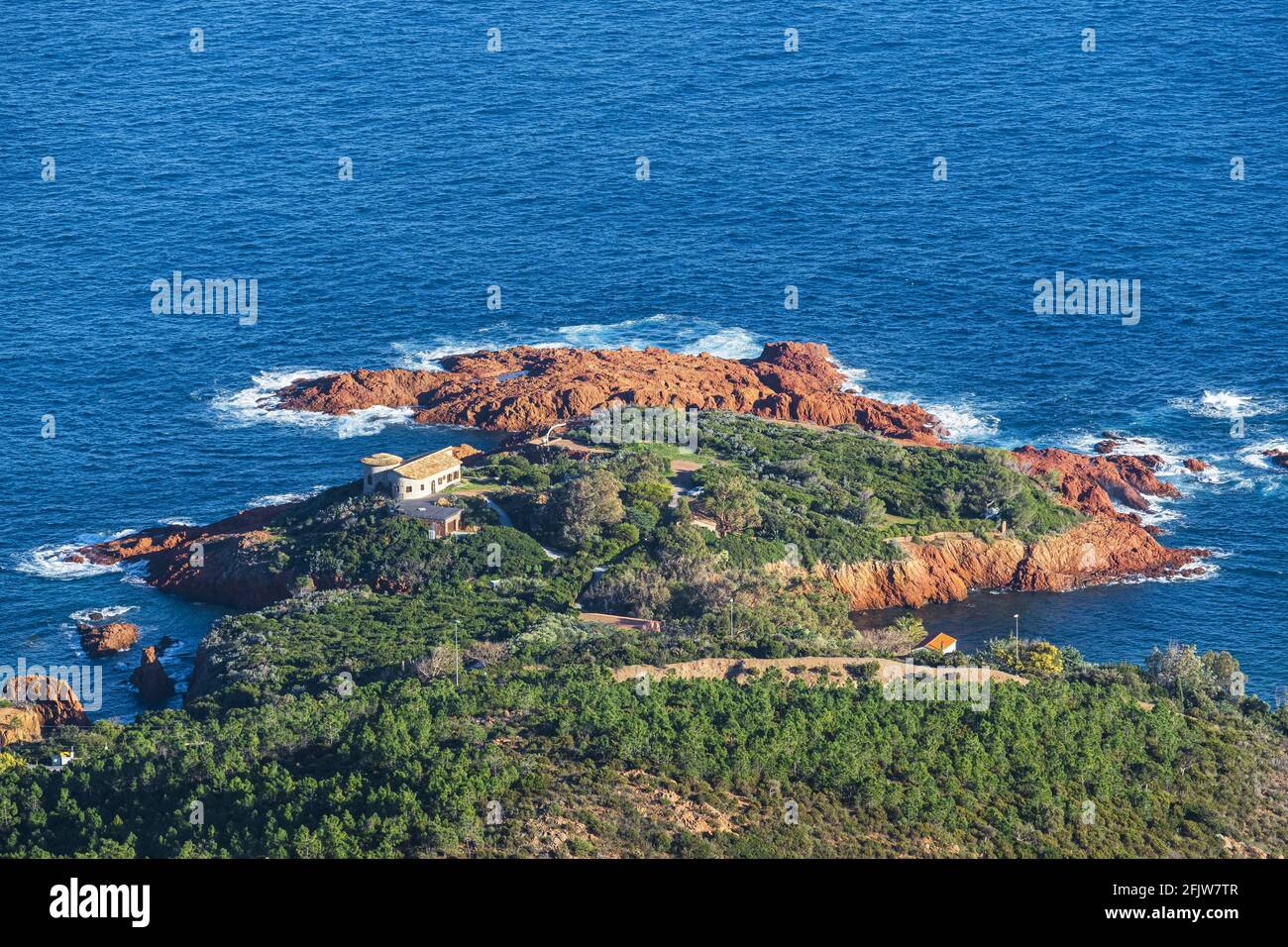 France, Var, Saint-Raphael, Corniche d'Or or Corniche de l'Esterel ...