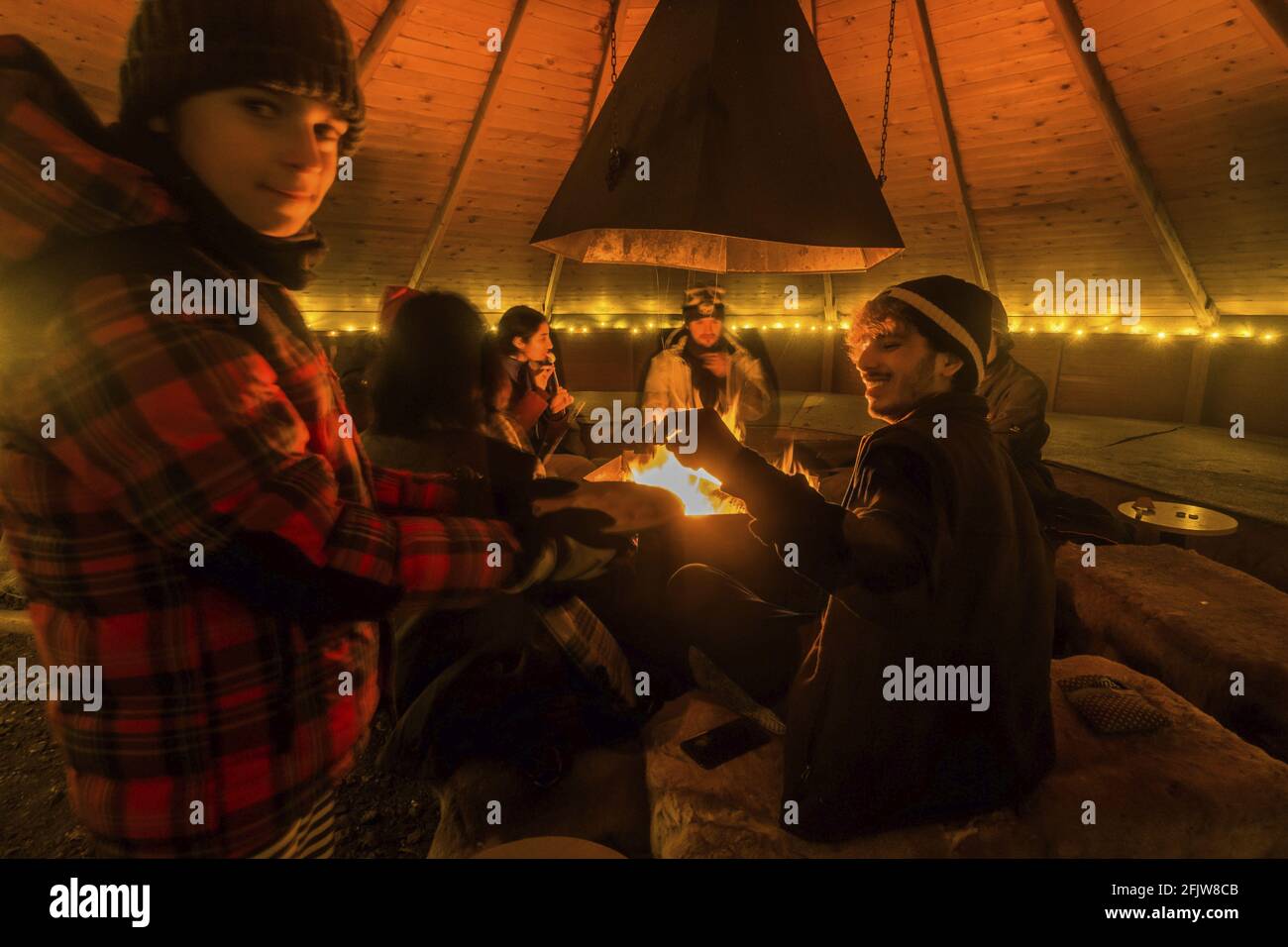 Saami camp hi-res stock photography and images - Alamy