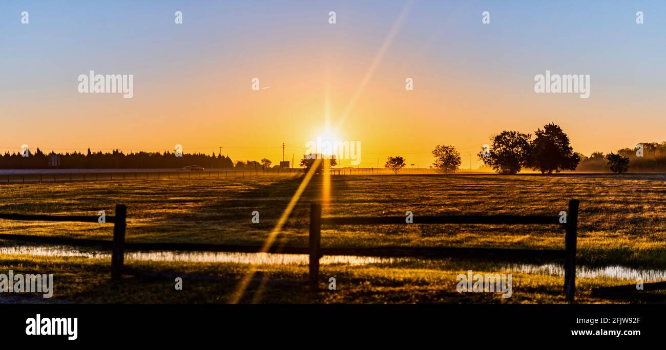 Texas ranch landscape hi-res stock photography and images - Alamy