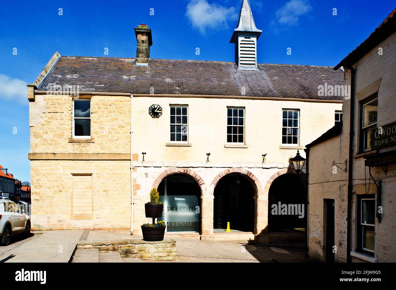 Town Hall, Malton, North Yorkshire, England Stock Photo - Alamy