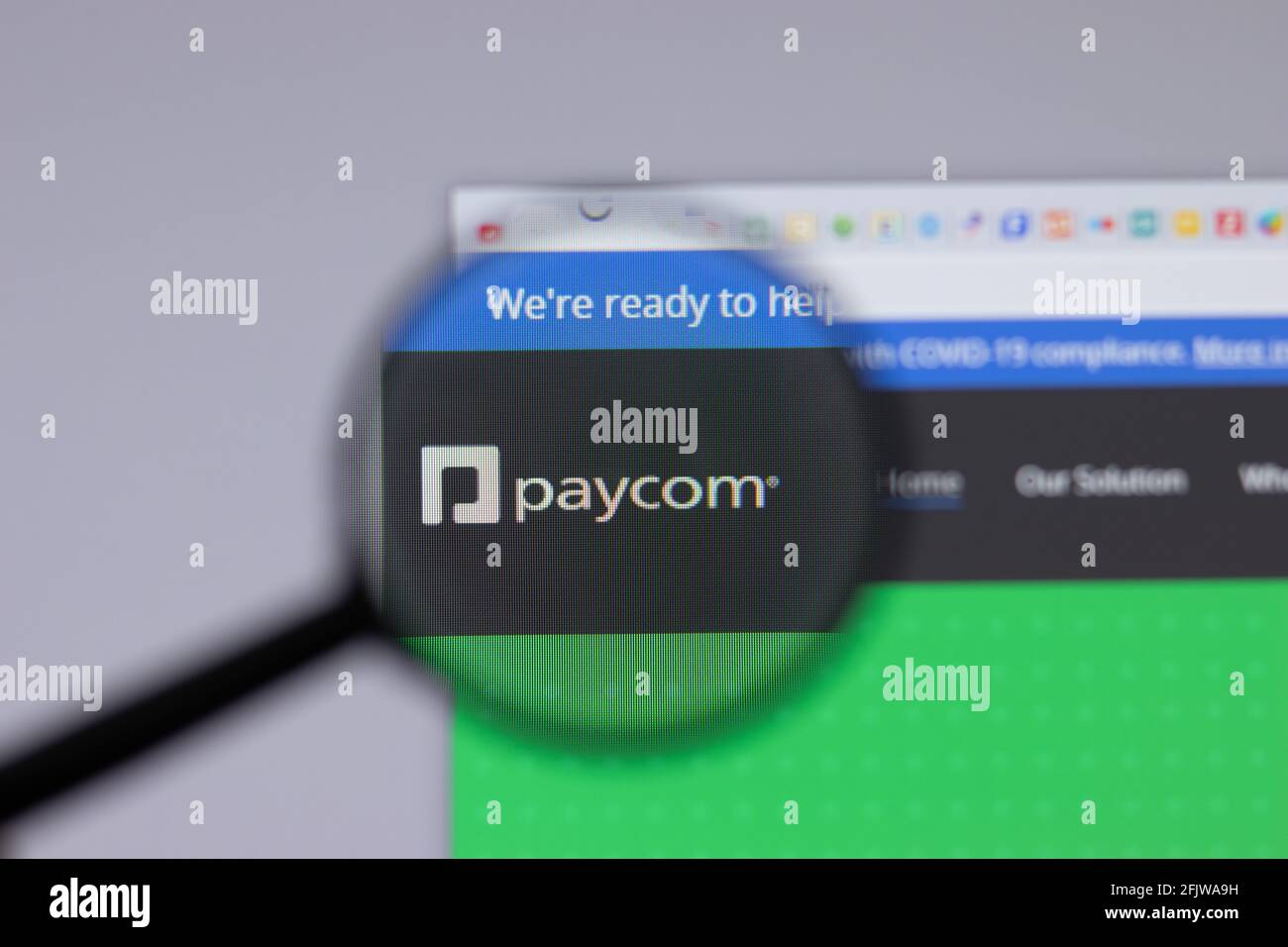 Paycom logo hi-res stock photography and images - Alamy