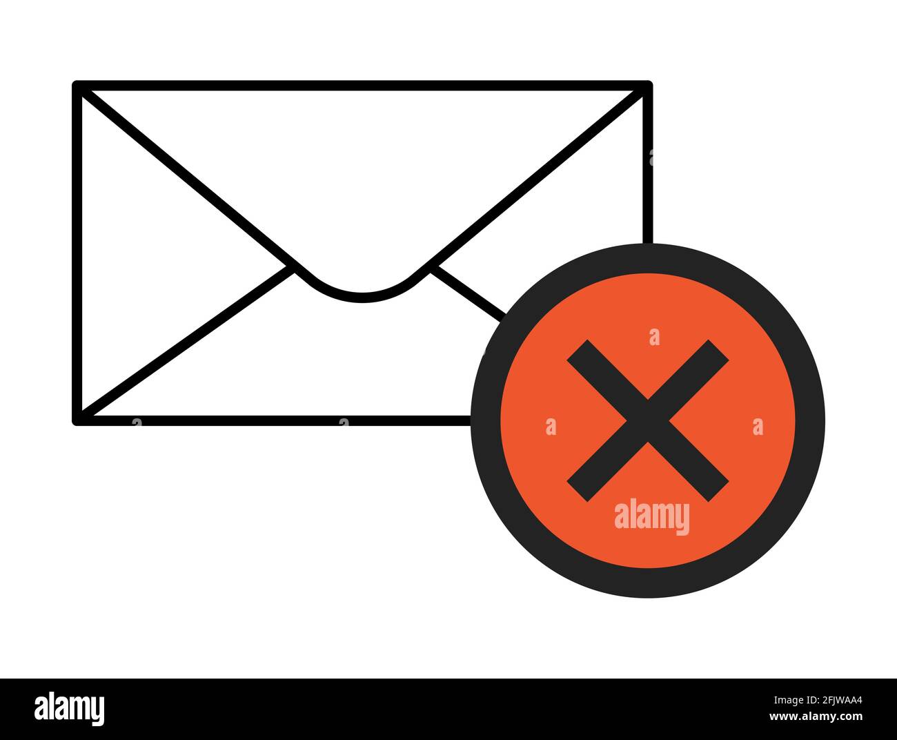 Mail icon for design and websites. Message vector illustration trendy ...