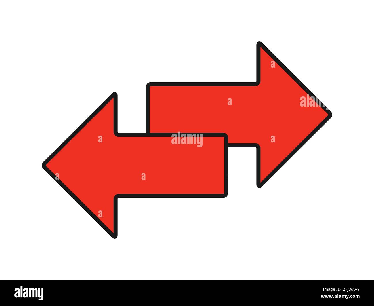 Exchange arrow transfer icon, logo. Vector isloated on white background ...