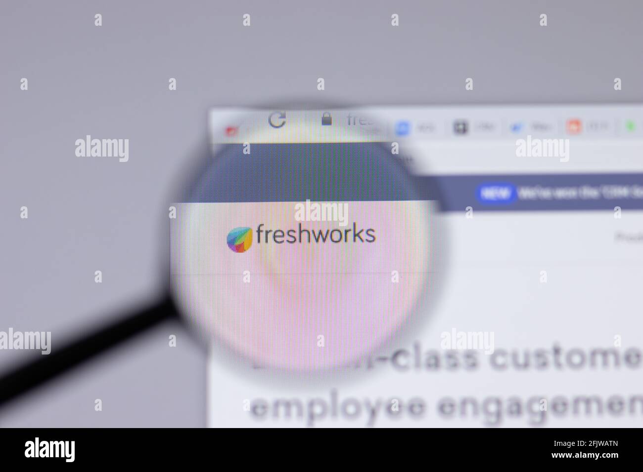 Freshworks logo hi-res stock photography and images - Alamy