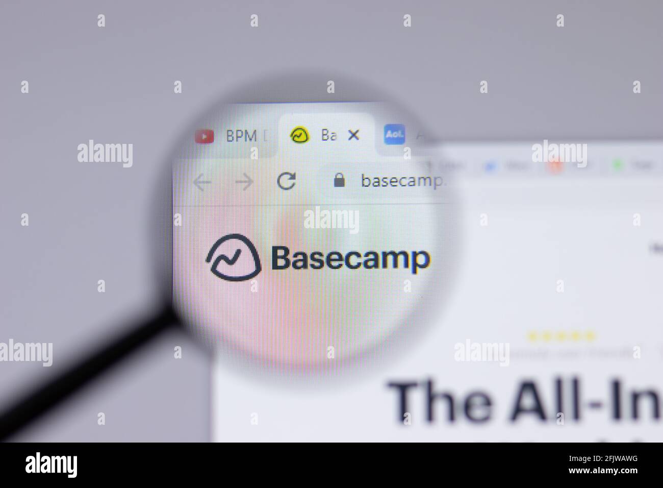Basecamp logo hi-res stock photography and images - Alamy