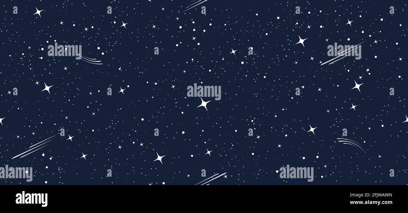 Cartoon starry seamless pattern Stock Vector Image & Art - Alamy