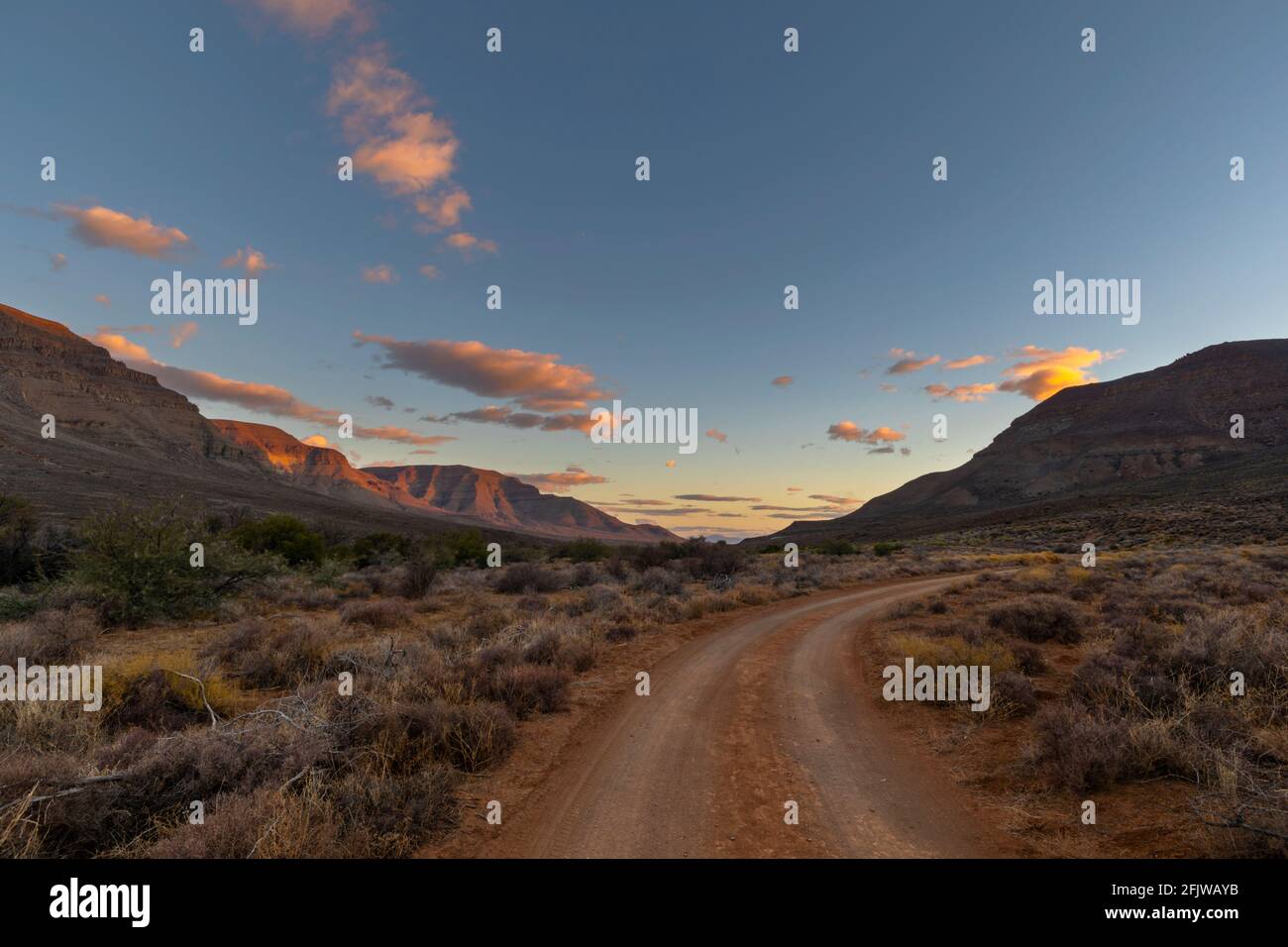 Karoo road sunset hi-res stock photography and images - Alamy