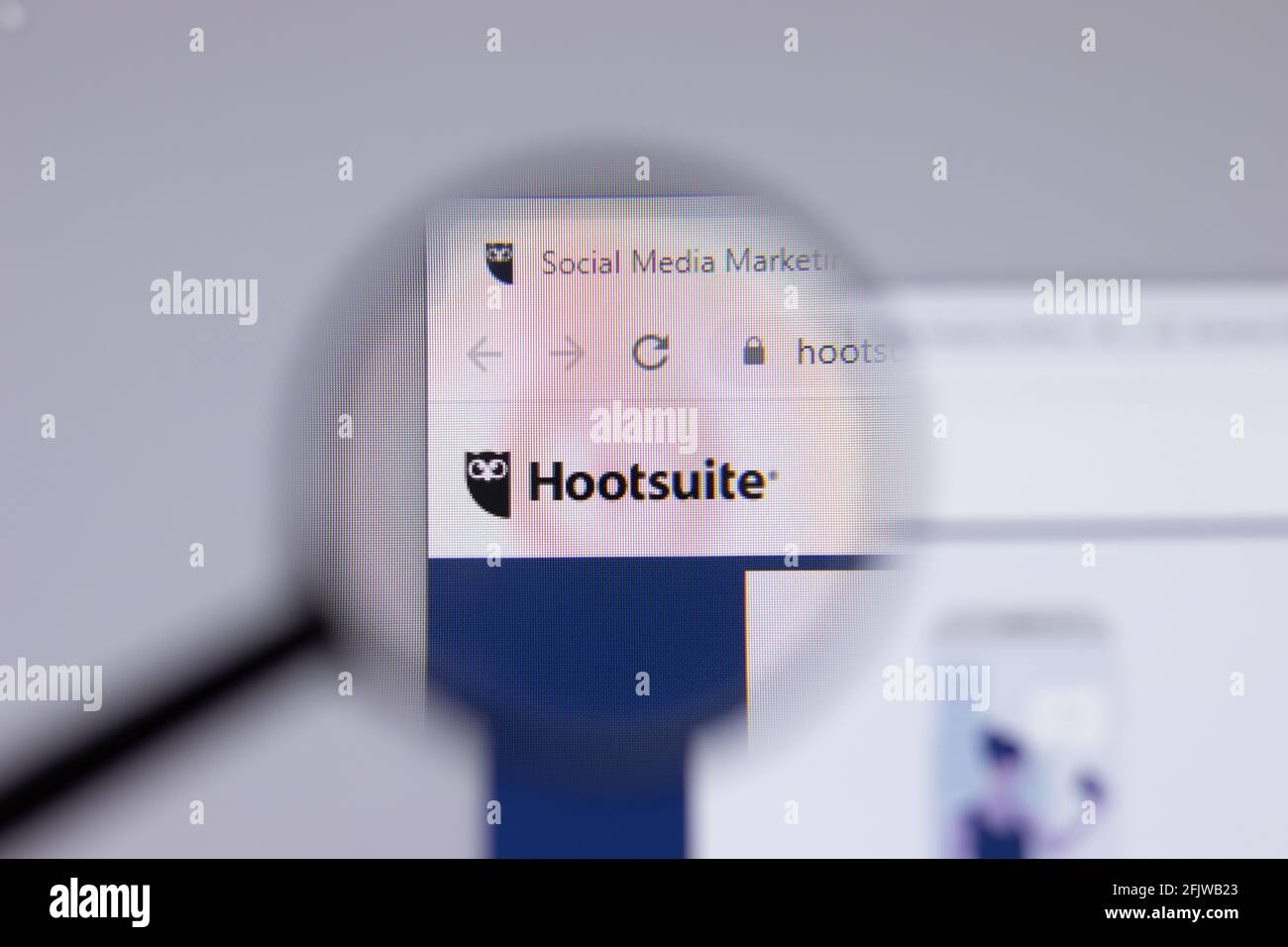 Hootsuite icon hi-res stock photography and images - Alamy