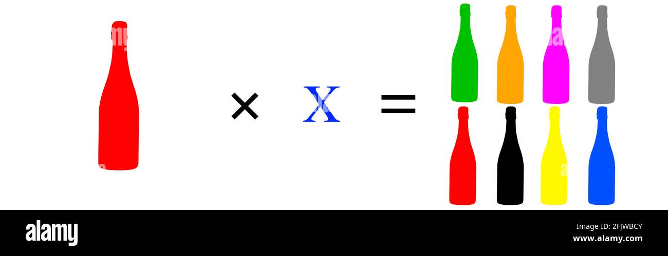 Tricky math equation on the green School blackboard. Handwriting simple ...