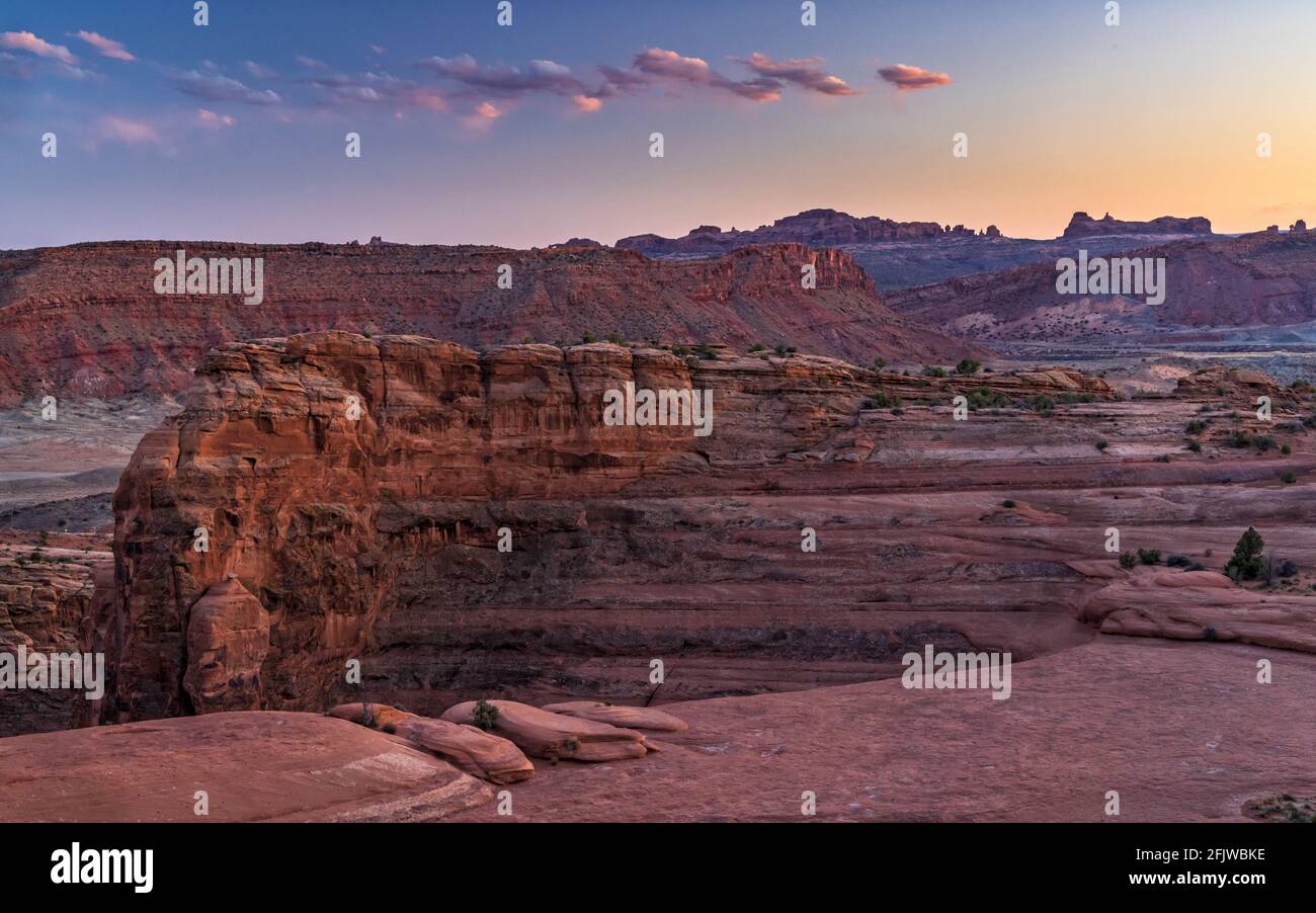 Cache valley arches national hi-res stock photography and images - Alamy