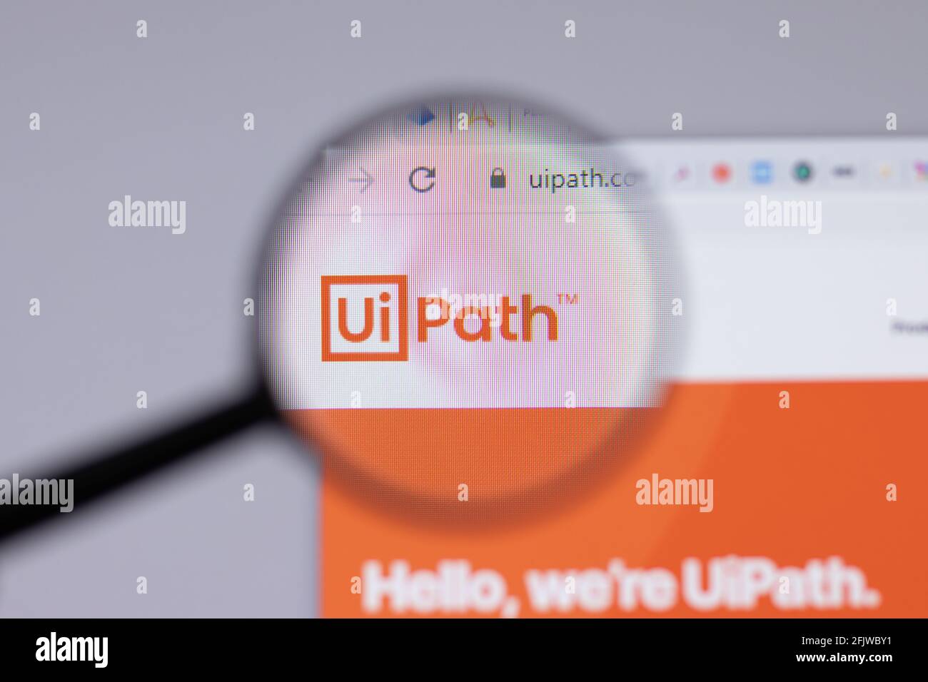 Uipath logo hi-res stock photography and images - Alamy