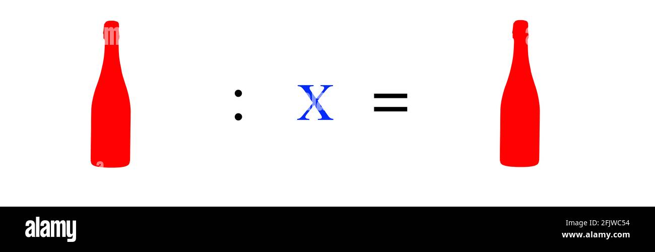 Tricky math equation on the green School blackboard. Handwriting simple ...
