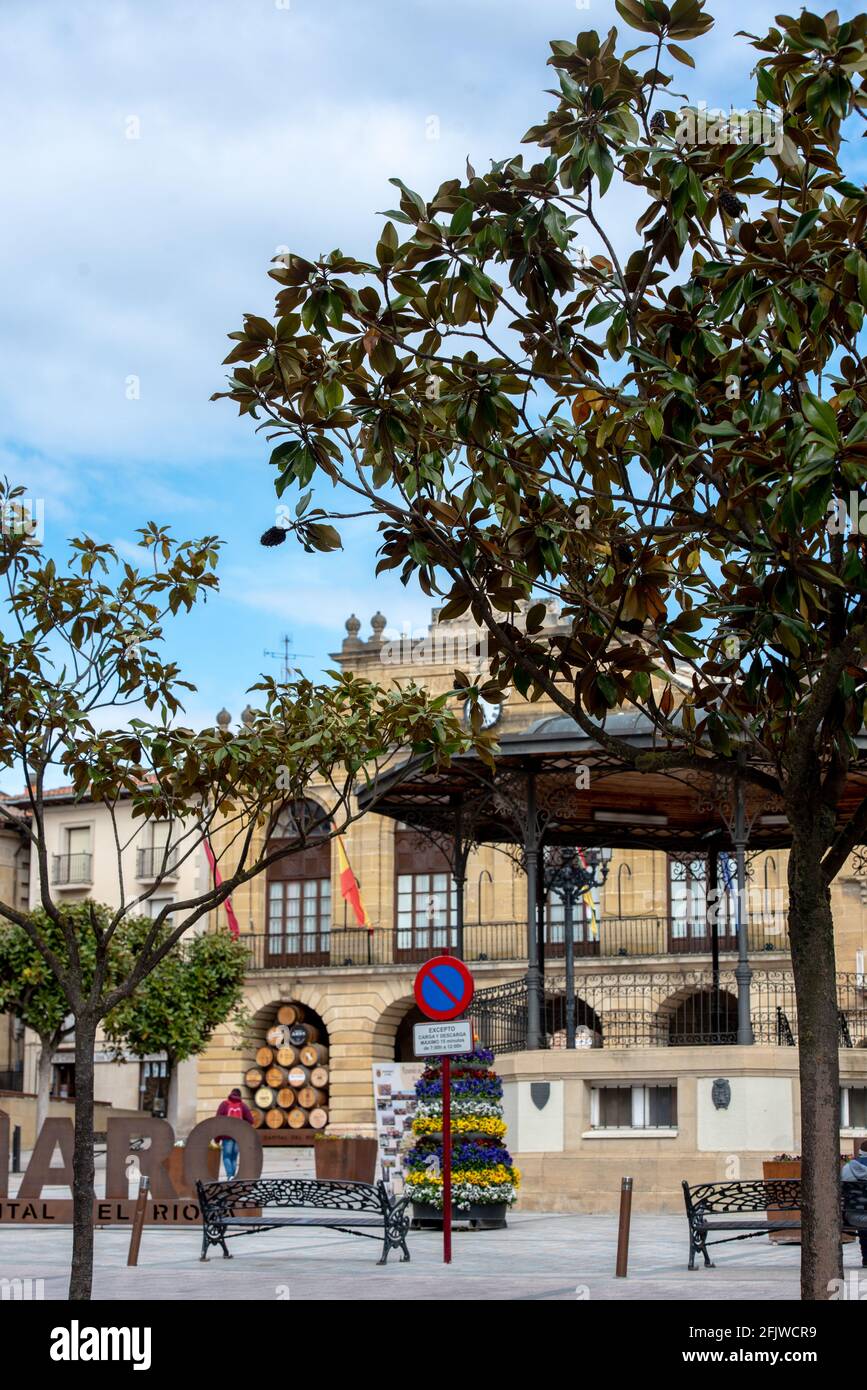 Haro, Spain: 2021 April 26: City of Haro, capital of Rioja in Spain in ...