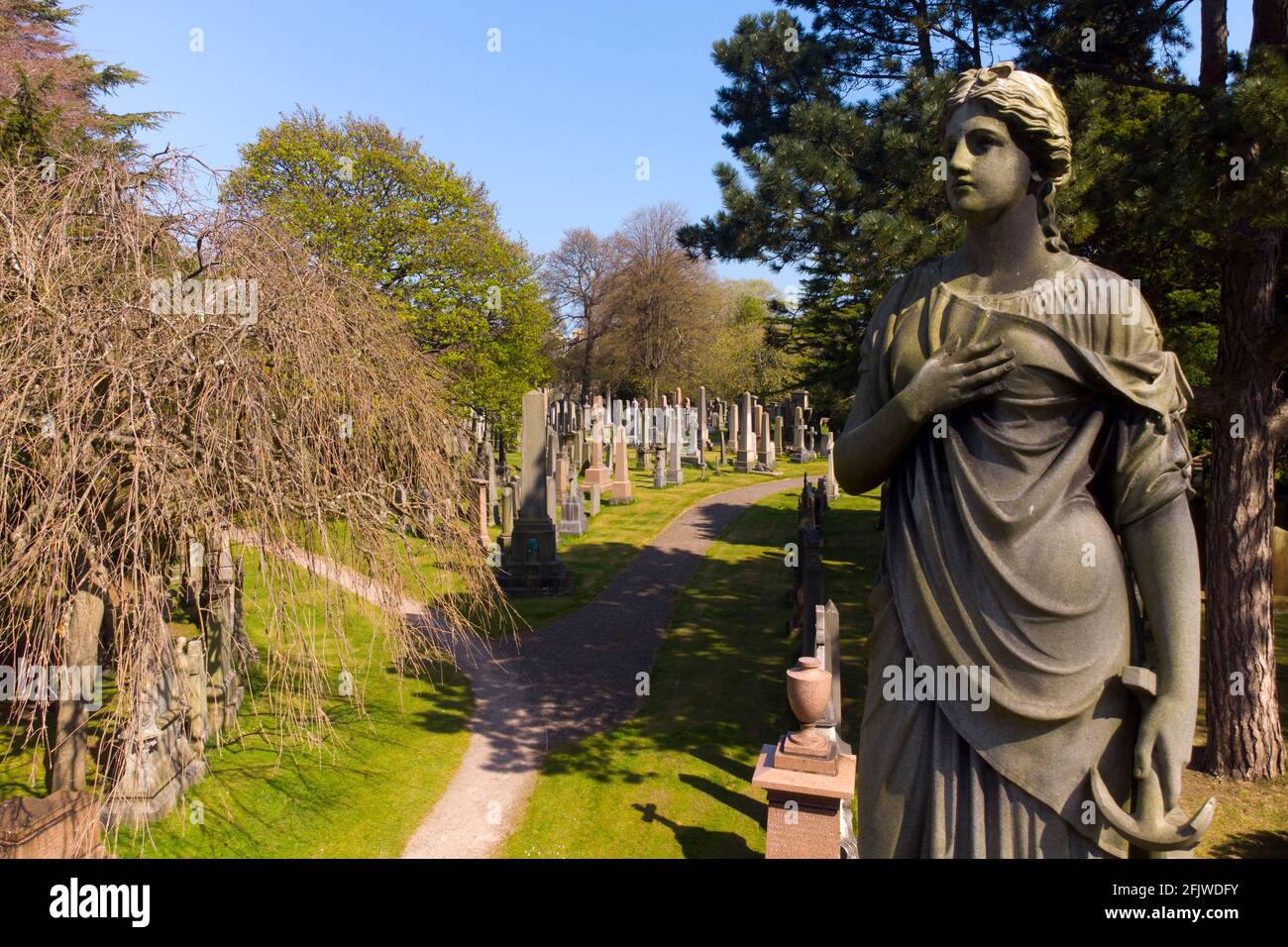 The Dean Cemetery is a historically important Victorian cemetery north ...