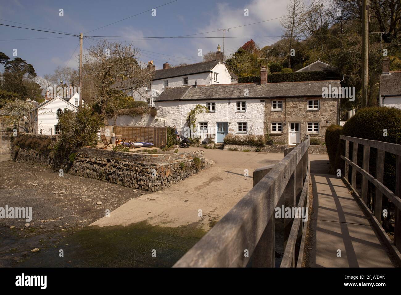 Helford village, Cornwall, UK Stock Photo - Alamy