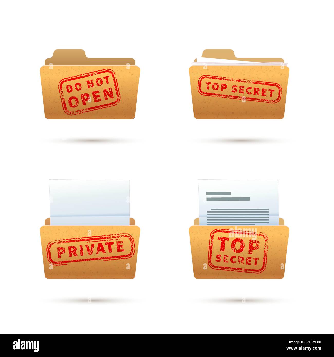 Classified documents Stock Vector Images - Alamy