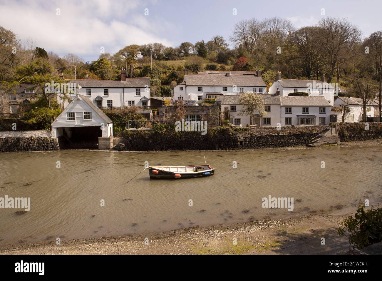 Helford village, Cornwall, UK Stock Photo - Alamy