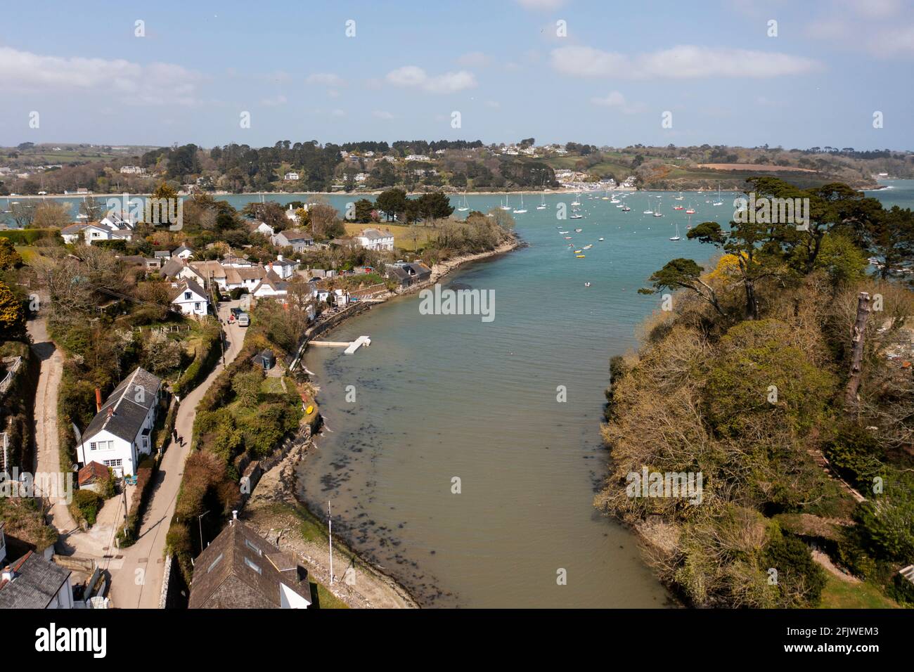 Helford village, Cornwall, UK Stock Photo - Alamy