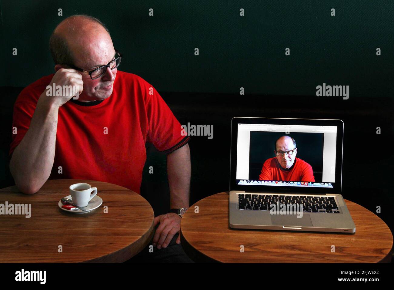 Journalist and author Jan Scherman, Sweden Stock Photo - Alamy