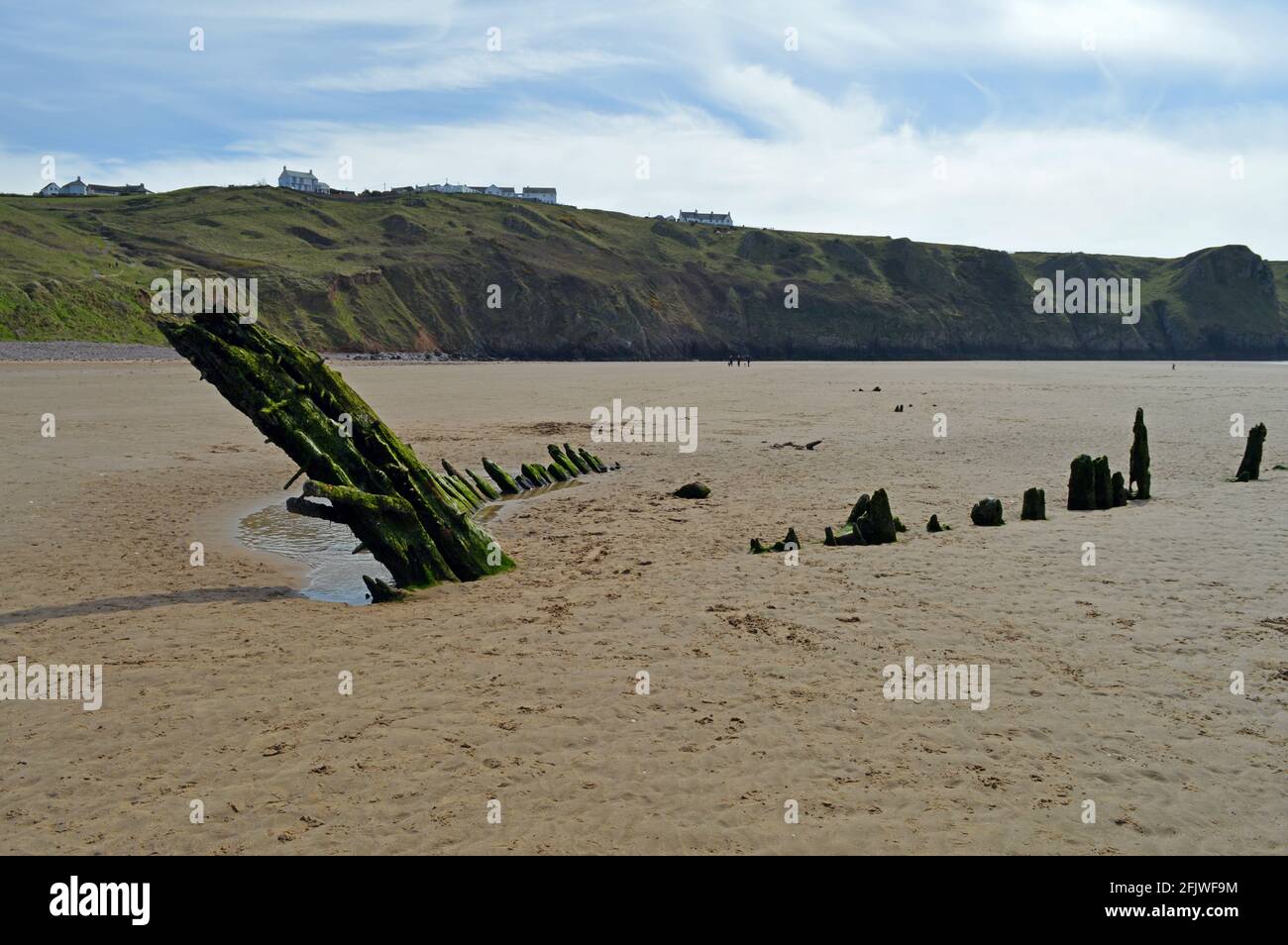 Rhosili headland gower peninsula hi-res stock photography and images ...