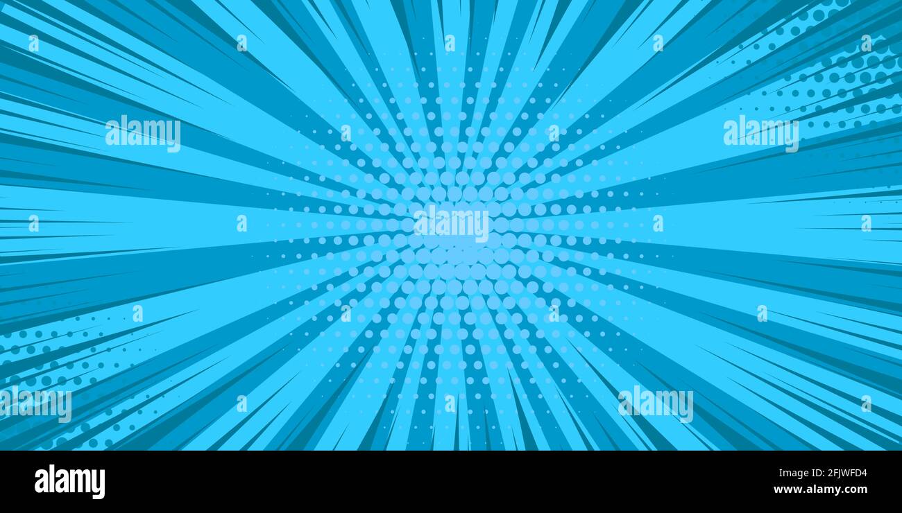 Pop art blue comics book cartoon magazine cover. Cartoon funny retro ...