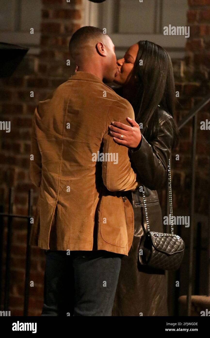 New York - NY - 20210328 Michael B. Jordan and Chante Adams are ...