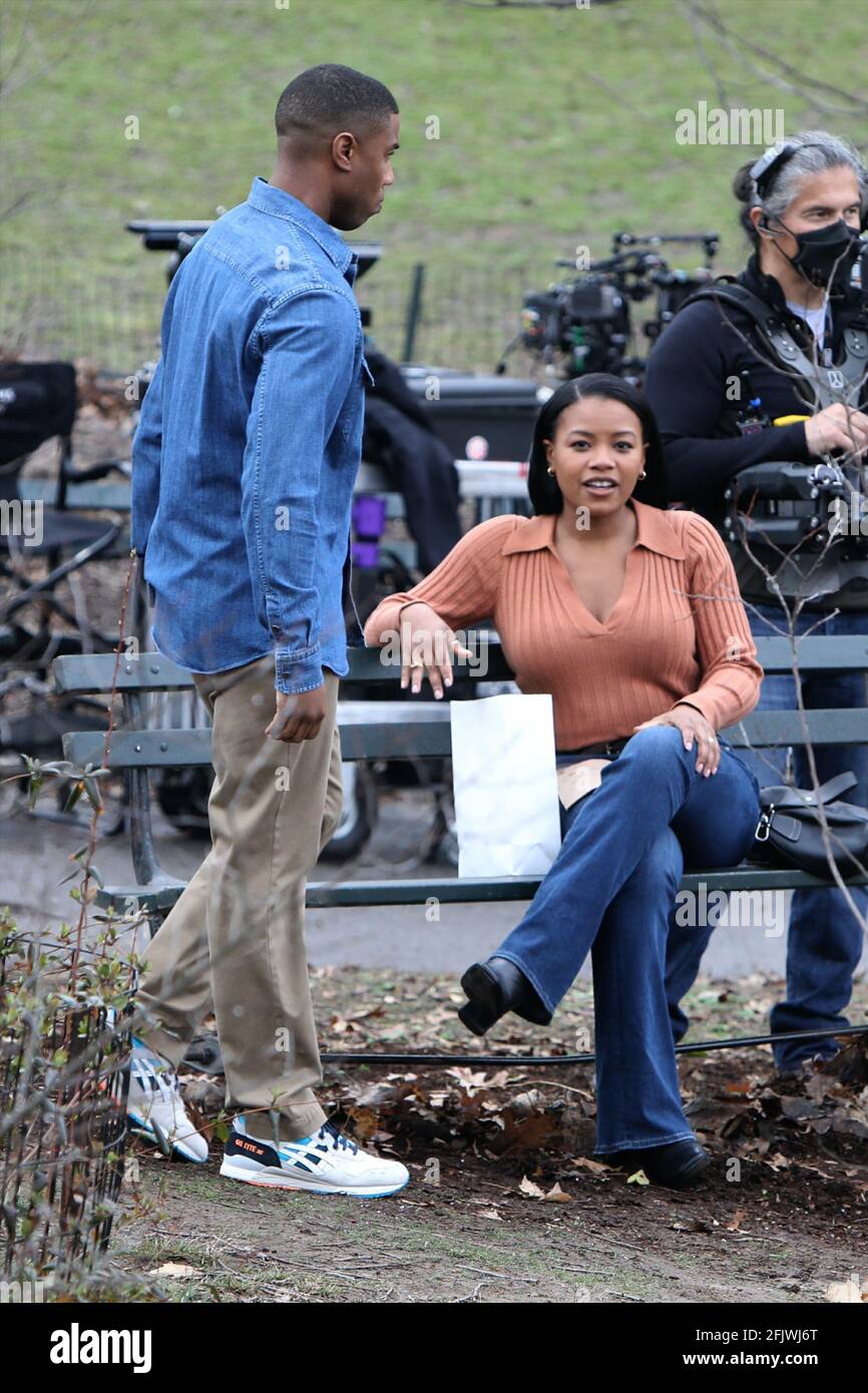New York - NY - 20210325 Director Denzel WashingtonMichael B. Jordan ...
