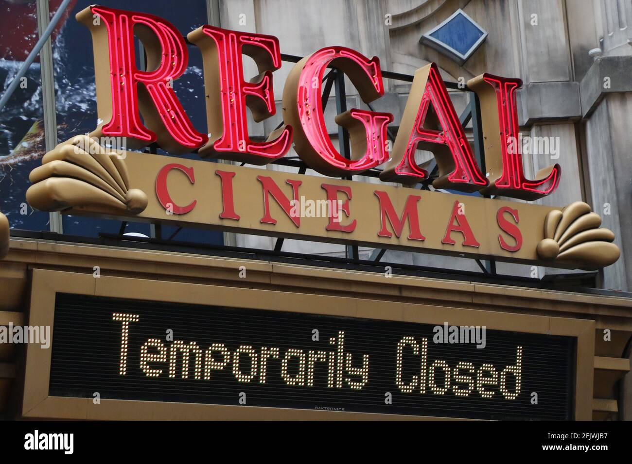 New York - NY - 20210324-Regal Cinemas set to Reopen in April -PICTURED ...