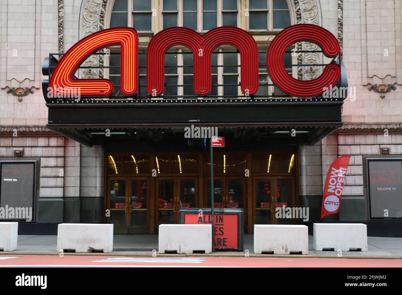 New York - NY - 20210324-AMC Entertainment Sock Drops as Movie Theaters ...