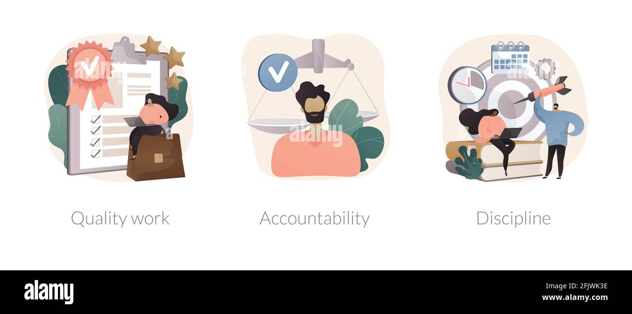 Employee performance abstract concept vector illustrations Stock Vector ...