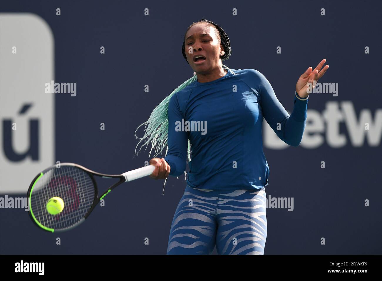 Miami Gardens - FL - 20210321 Athletes practice at the Hard Rock ...