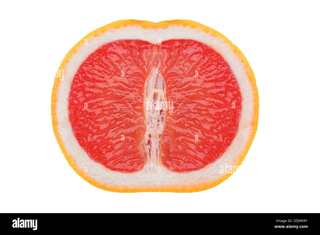 Grapefruit isolated on a white background Stock Photo - Alamy