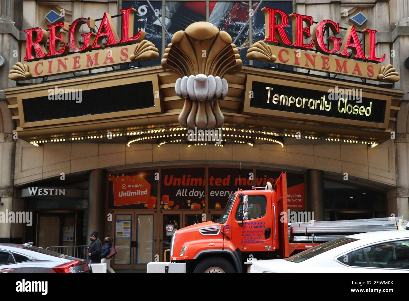 New York - NY - 20210324-Regal Cinemas set to Reopen in April -PICTURED ...