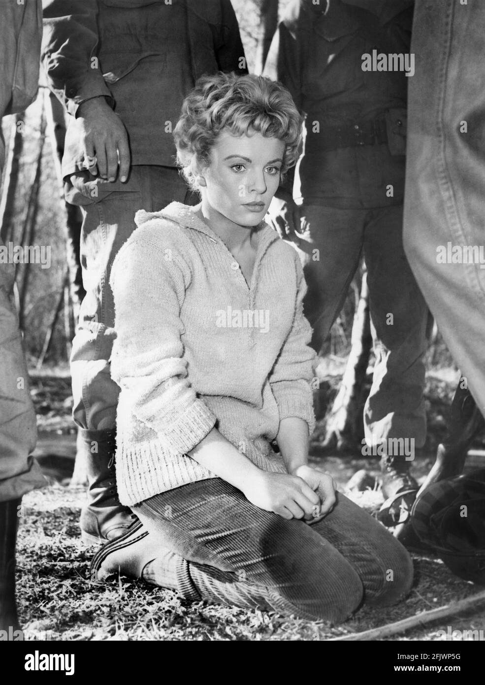 Erika Peters, Full-Length Portrait on-set of the Film, "Heroes Die ...