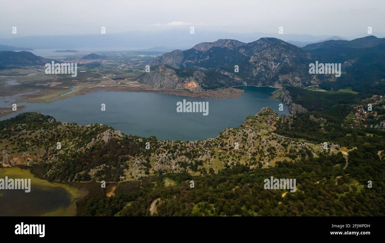 Beach iztuzu aerial holiday dalyan hi-res stock photography and images ...