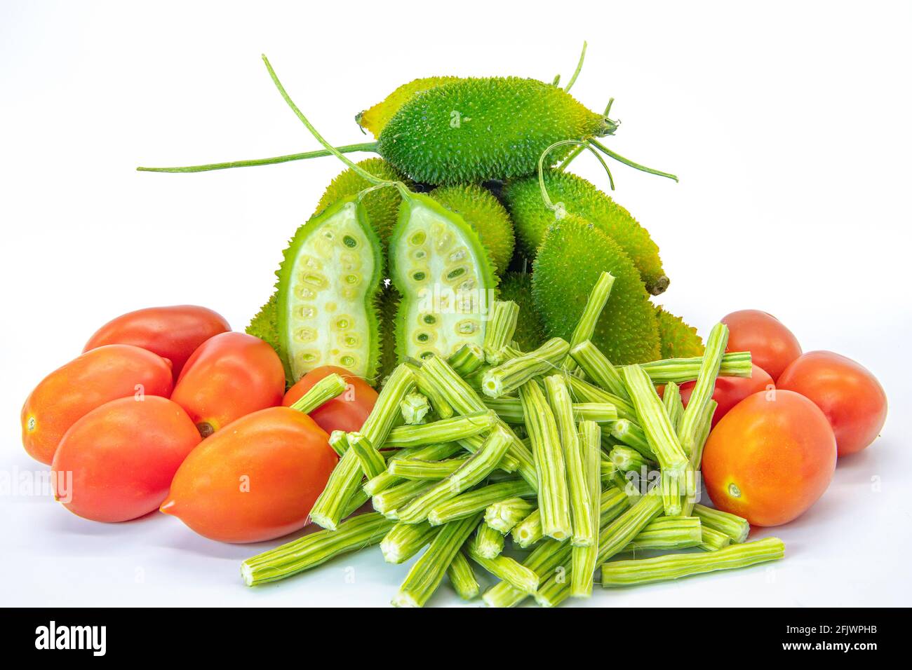 Vegetable of Sweet Bitter Gourd Stock Photo - Alamy